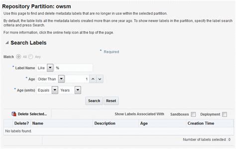 Managing The Metadata Repository