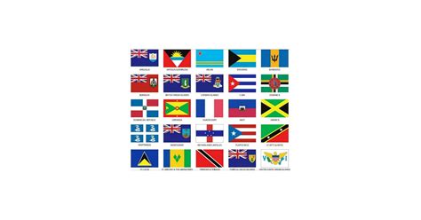 Caribbean Countries And Territories Flags