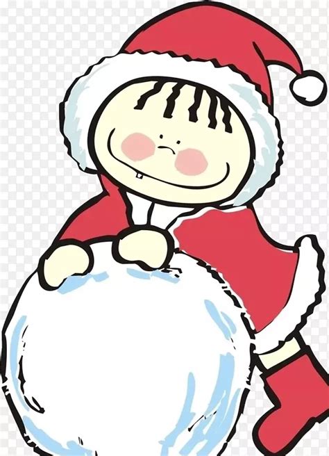 滚雪球的卡通娃娃png图片素材下载图片编号yaovrmwy 免抠素材网