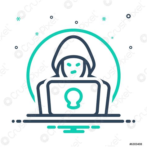 Hacker Stock Vector 6303408 Crushpixel