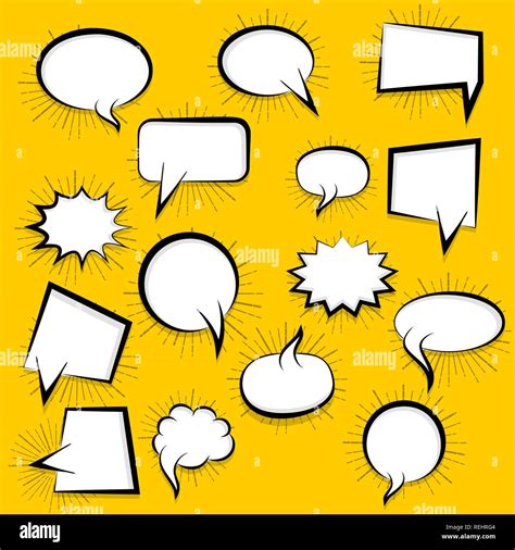 Pop Art Icon Vector Banner Template Cartoon Illustration Blank Comic