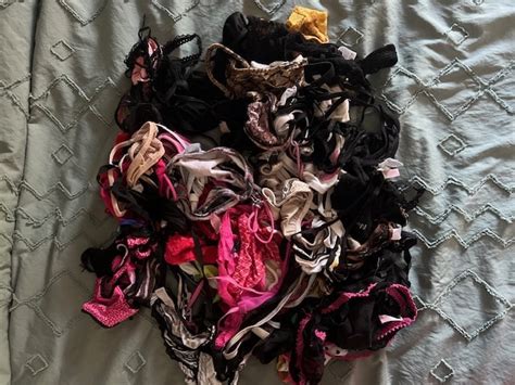 Clothing Pile Of Panties Panties Various Colors Thongs Gstrings Sweeky
