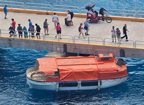 Lifeboat Breaks And Falls Off Carnival Cruise Ship In Cozumel Luxury