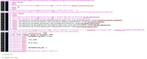 App Is Installed On The Android Emulator But Unable To Launch And App