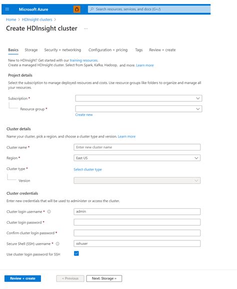 set up clusters in hdinsight with hadoop spark and kafka microsoft learn