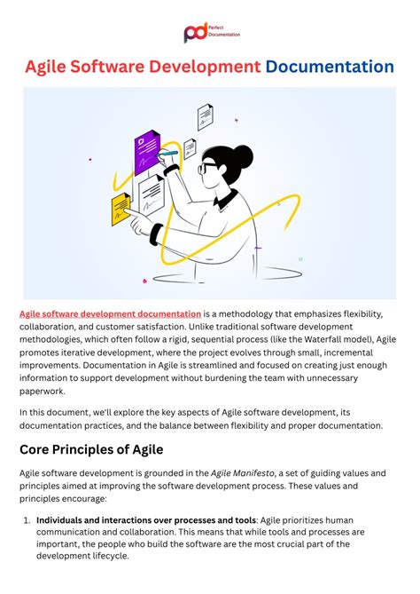 Ppt Agile Software Development Documentation Perfect Documentation Powerpoint Presentation