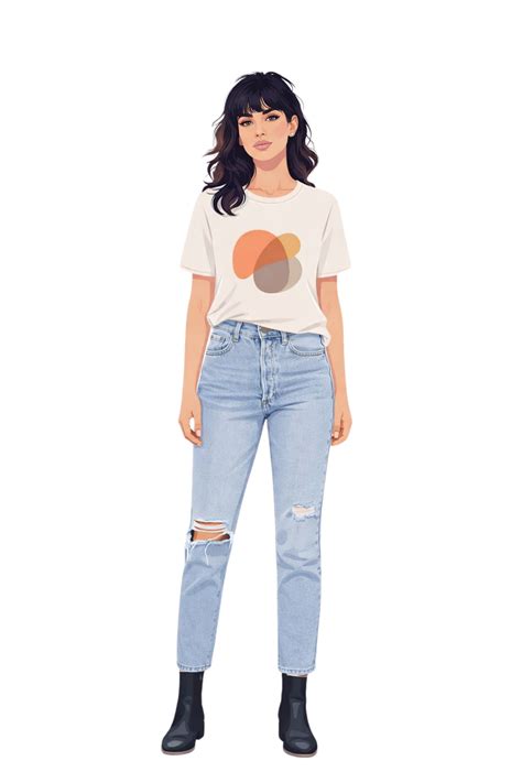 Ilustracja Mody Zwyczajny Outfit Darmowa Grafika Wektorowa Na Pixabay
