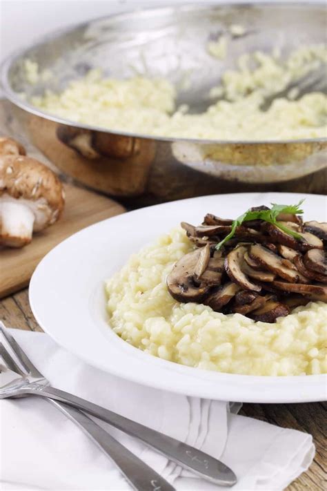 Easy Mushroom Risotto Cafe Delites