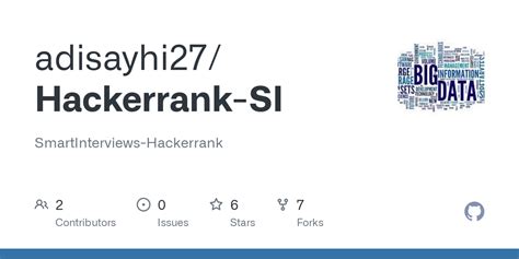 Github Adisayhi Hackerrank Si Smartinterviews Hackerrank