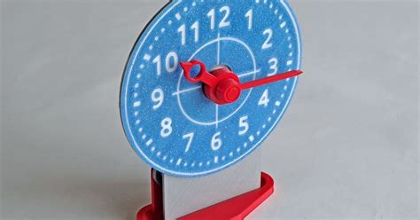 Analog Learning Clock By Bootjevaarder Download Free Stl Model