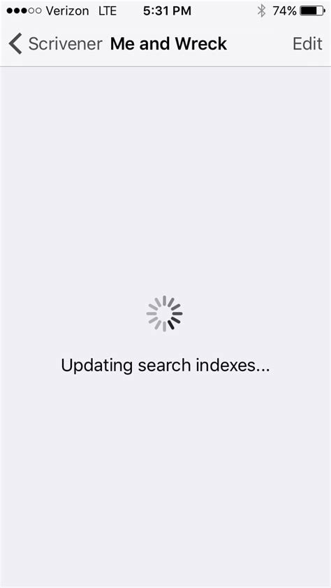 Updating Search Indexes Scrivener For Ios Literature And Latte Forums