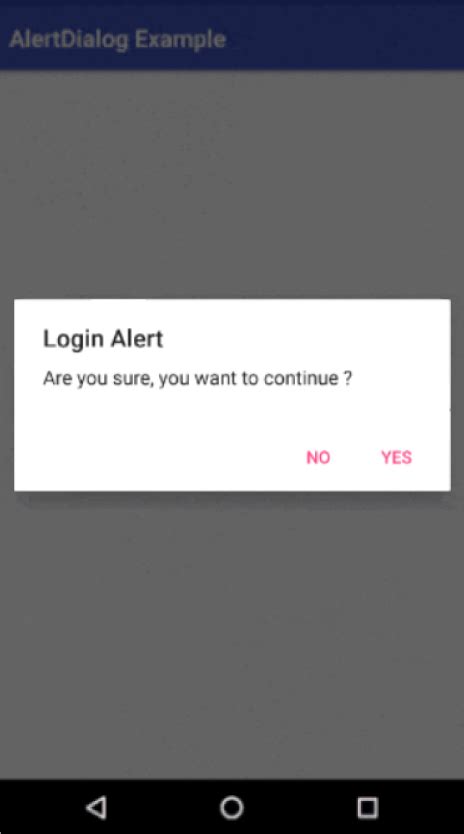 Alertdialog In Android Methods Of Alertdialog Examples