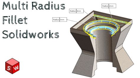 How To Do Multi Radius Fillet Solidworks YouTube