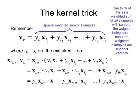 Ppt Support Vector Machines And The Kernel Trick Powerpoint