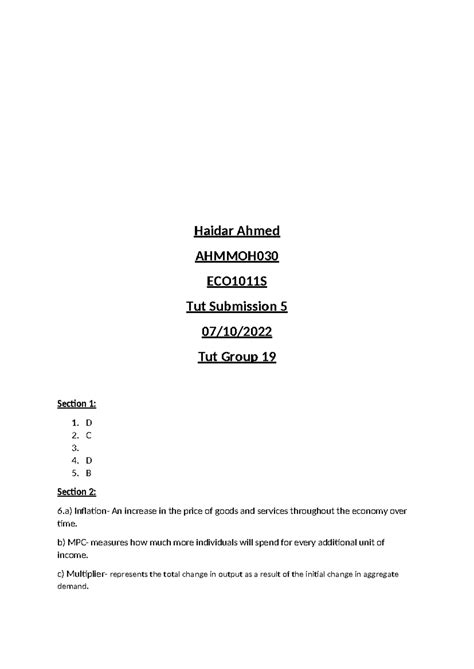 Eco1011s Sub5 Ecos 2023 Assignment Eco1011f Haidar Ahmed Ahmmoh Eco1011s Tut Submission 5