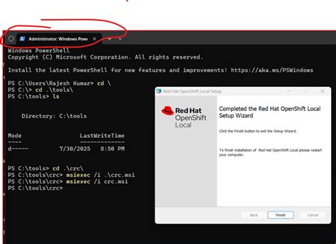 Openshift Install And Configurations Using Openshift Local In Windows Laptopsdesktops
