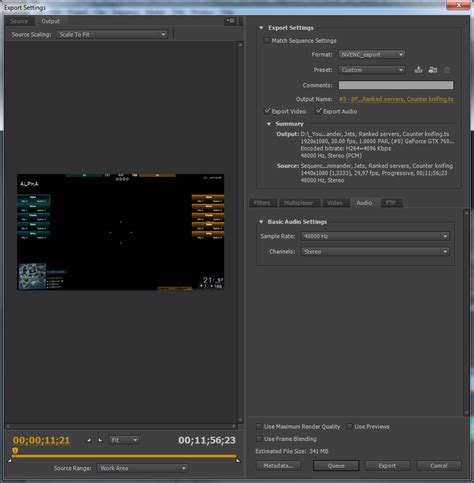 Nvidia Gpu Accelerated H264 Encoder Plugin Ready Adobe Product Community 5213367