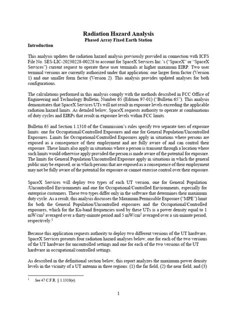 Rad Haz Analysis Pdf Antenna Radio Wireless