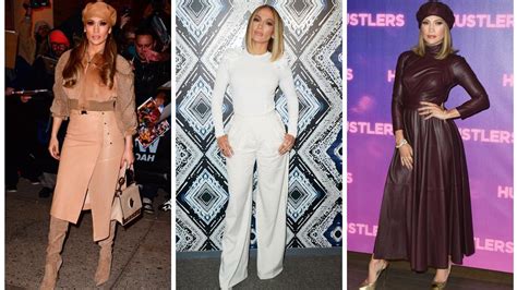 Jennifer Lopez And Monochromatic Looks