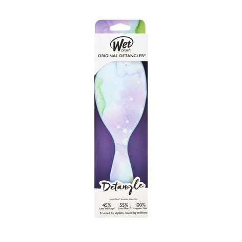 Wet Brush The Original Detangler Hair Brush Color Wash Splatter