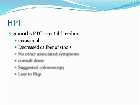 Solution Rectal Mass Case Presentation Studypool