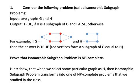 1 ﻿consider The Following Problem Called Isomorphic