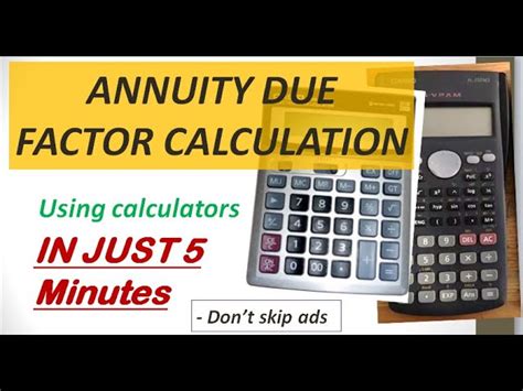 Present Value Annuity Table Formula Calculator