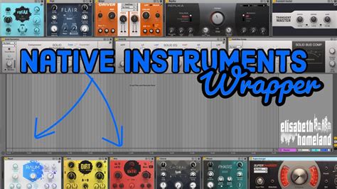 native instruments plugin wrappers for ableton live youtube