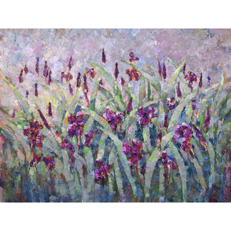 Купить картину Ирисы в Москве от художника Малых Виктор