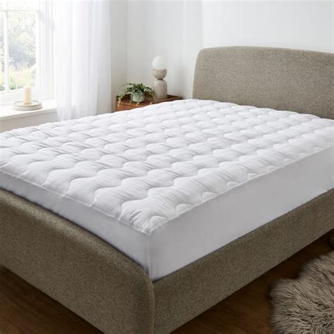 Hotel Luxury Cotton Mattress Topper Dunelm