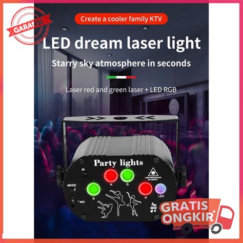 Jual Lampu Proyektor Laser Panggung Light Projector LED RGB 8W YSH 047 Shopee Indonesia