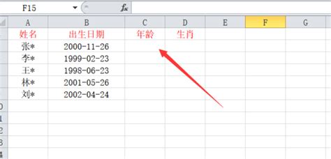 Excel技巧——如何根据出生年月计算年龄和生肖 360新知