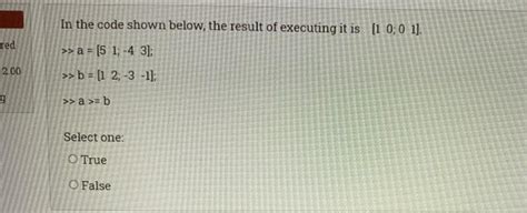 Solved In The Code Shown Below The Result Of Executing It