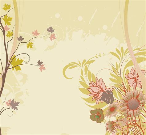 빈티지 꽃 배경 벡터 Ai Eps Uidownload