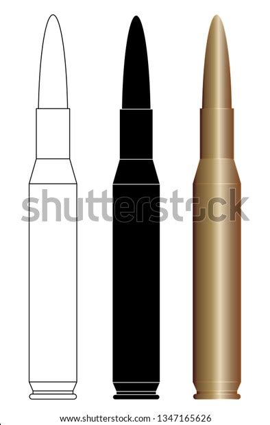 Bullet Shell Set Vector Eps 10 Stock Vector Royalty Free 1347165626 Shutterstock