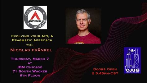 chicago java users group on linkedin evolving your apis a pragmatic approach by nicolas