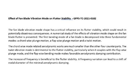 Flutter Stability Pdf