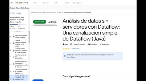 Análisis De Datos Sin Servidores Con Dataflow Una Canalización Simple