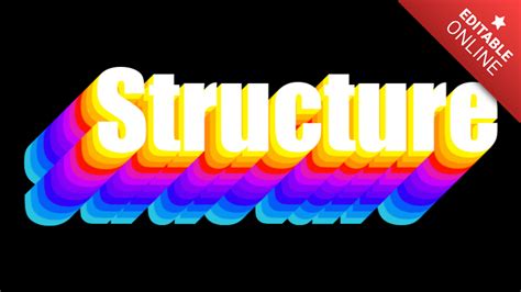 Structure Text Effect Generator Structure Text Effect Generator