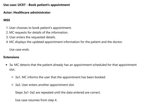 Use Case Missing Extension · Issue 3927 · Nus Cs2103 Ay2223s2pe Dev Response · Github