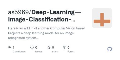 GitHub As Deep Learning Image Classification Code Using Python Here Is An Add In Of