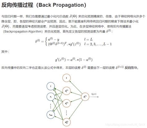 第四章 第三节 神经网络（前向传播与反向传播） 3、第四章神经网络的前向传播、后向传播过程 Csdn博客