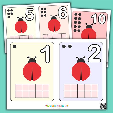 Printable Ladybug Spots Count 1 To 10 Activity For Preschool