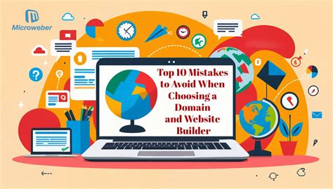 Top 10 Mistakes When Choosing A Domain And Website Builder