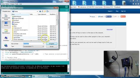 thingspeak avec arduino youtube