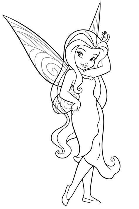 Раскраски Фей 28 фото