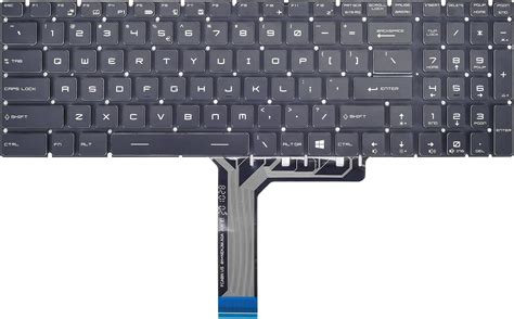 Deal4go Backlit Keyboard Replacement For Msi Gl65 Gl75 Gp75 Gf75 Ge72 Ge75 Gs72 Gs73