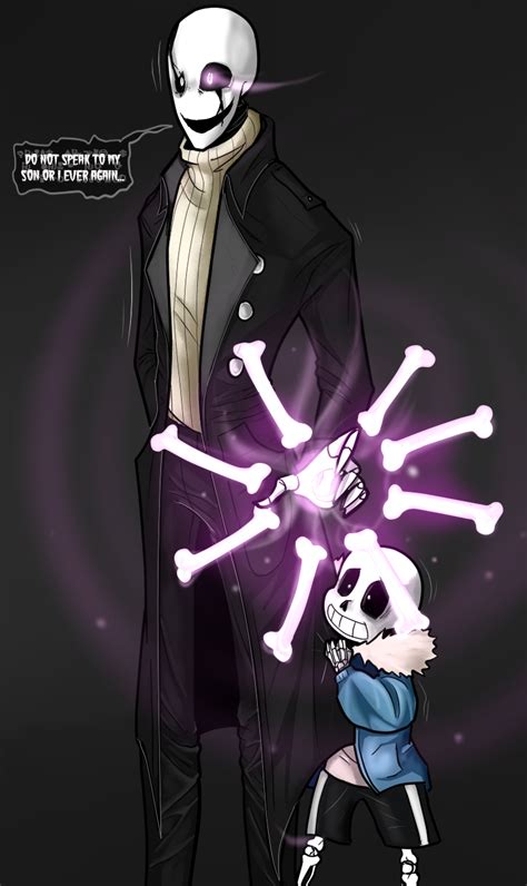 Sans And Gaster Fanart Dadster Gaster Fanart Sans The Skeleton