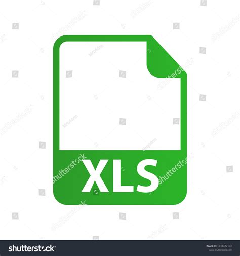 Xls Icon File Format Symbol Flat Stock Vector Royalty Free Shutterstock