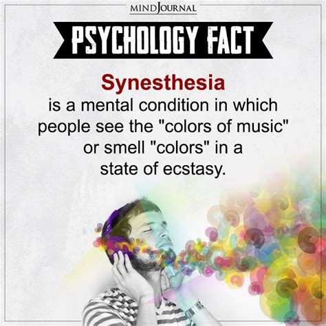 Synesthesia Is A Mental Condition Psychology Facts Quotes Artofit